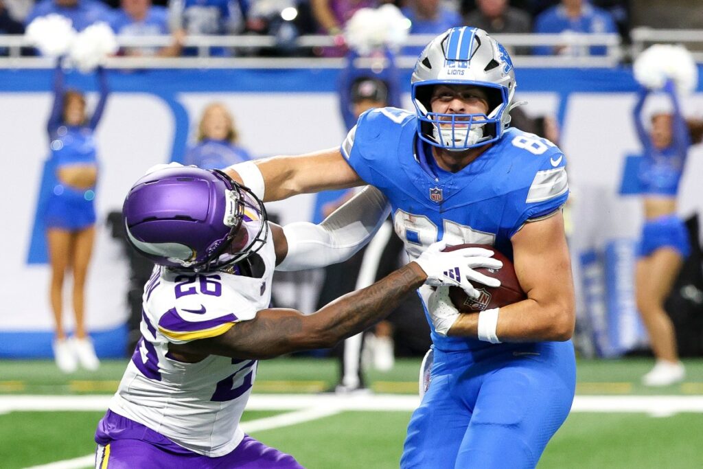 Leões anunciam notícias devastadoras sobre Sam LaPorta antes do jogo ...