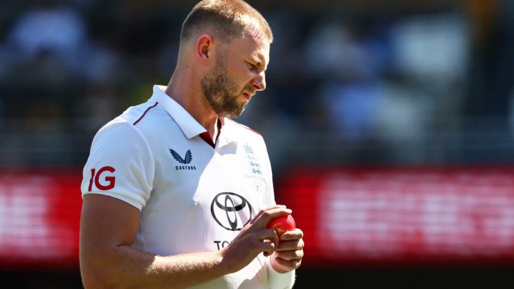 Ashes 2025-26: O marcapasso inglês Gus Atkinson foi excluído do quinto ...